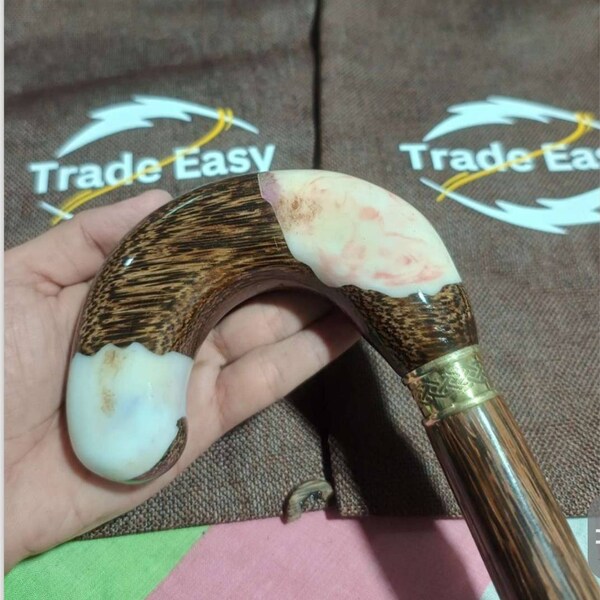 Resin Walking Cane | Antique Walking Cane | Palm Wood Walking Stick ...