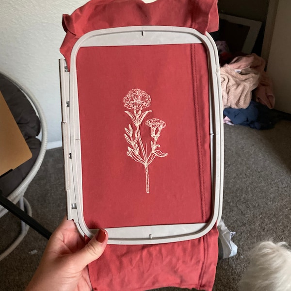 Machine Embroidery Carnation Carnation Machine Embroidery Design ...