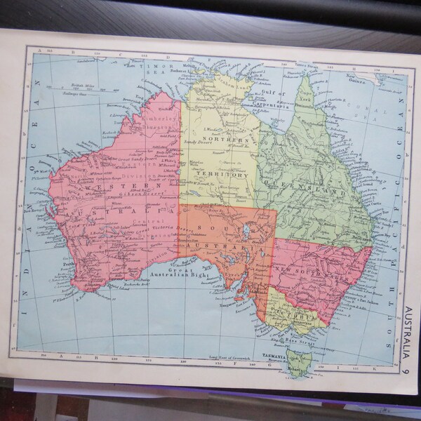 1930s SOUTH AFRICA Map With Orange Free State, Transvaal, Rhodesia ...