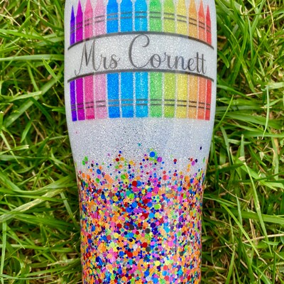 Digital File Split Crayons in a Row Crayons Lined up Space for Teacher ...