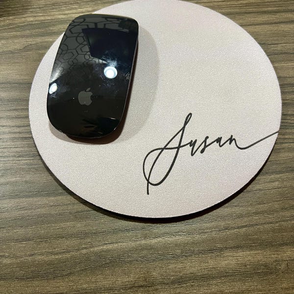 Personalized Initial Name Boho Desk Pad, Personalized Desk Cushion Pad ...