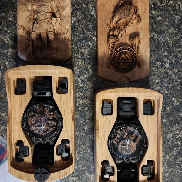 Lonely Warrior | Wooden Watch | Bog Oak | Vikings Cosplay | Medieval ...