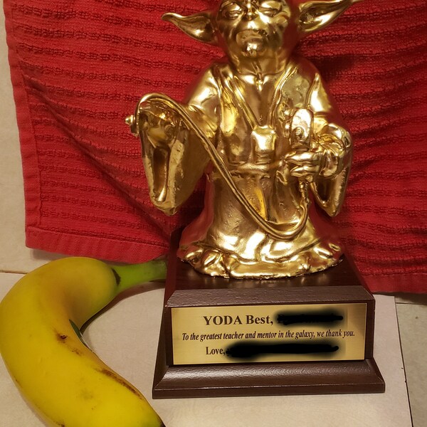 Yoda Trophy - Etsy