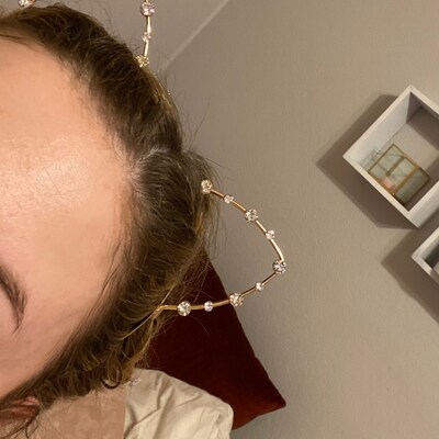 Handmade Crystal Cat Ear Tiara Cat Ear Headband Cat Ears Head Band Cat ...