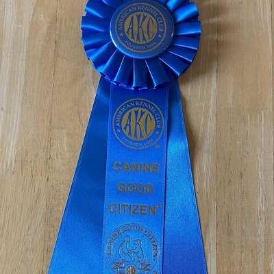 AKC Virtual Rally Title Ribbon Rosette Novice Intermediate - Etsy UK