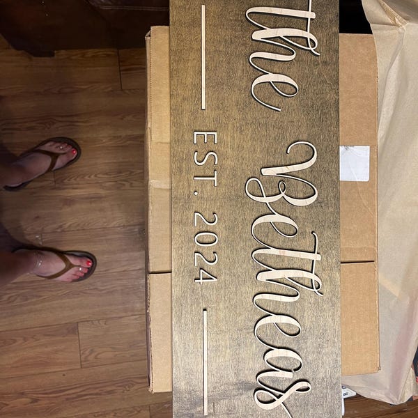 3D Blended Family Wood Sign Family Home Decor Family Sign With Names ...