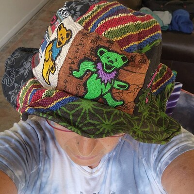 Hemp Patchwork Bucket Hat - Etsy