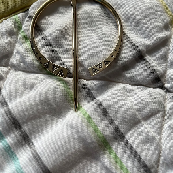 Viking Saxon Penannular Fibula Cloak Pin Brooch - Etsy