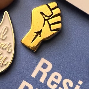 Civil Rights Gold Dipped Pewter Lapel Pin CC653G Civil Rights, Black ...
