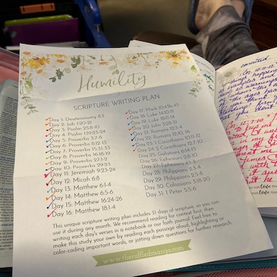 2023 Radiant Scripture Writing Plans digital Download INDIVIDUAL - Etsy