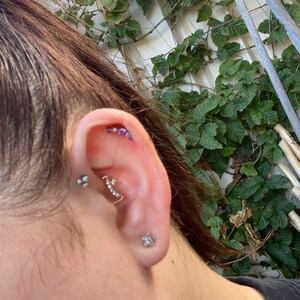 Indian Swirl Septum Clicker Ring / Daith Earring Rose Gold / | Etsy