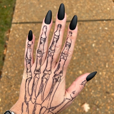 Coco Skeleton Hands Temporary Tattoos for Cosplay. Skull - Etsy Canada