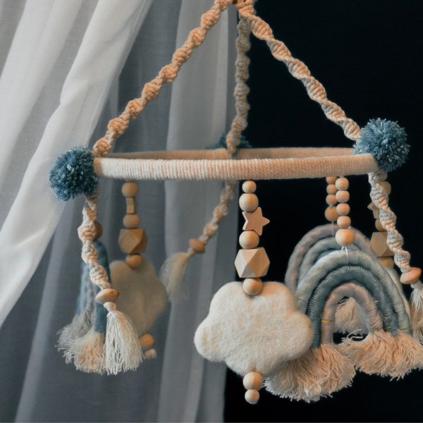 Pdf INSTRUCTIONS for DIY Macrame Rainbow Kit, Baby Room Decoration, DIY ...