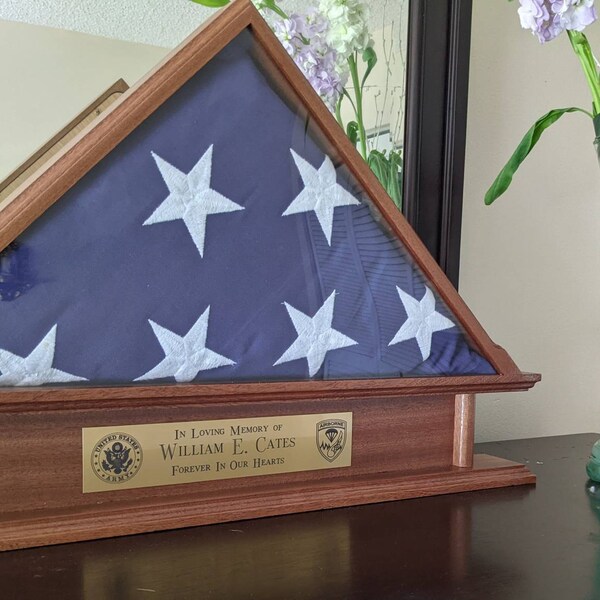Memorial Casket Flag Display, Burial Flag Display, Casket Flag Display ...