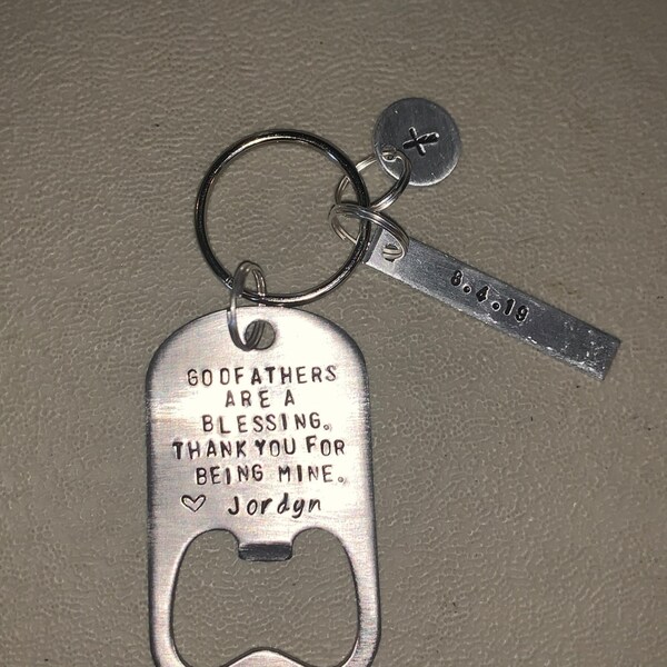 Fairy Godmother Keychain - Godparent Godmother Gift Religious Gift ...