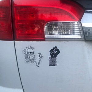 Black Lives Matter Fist Vinyl Sticker - Etsy