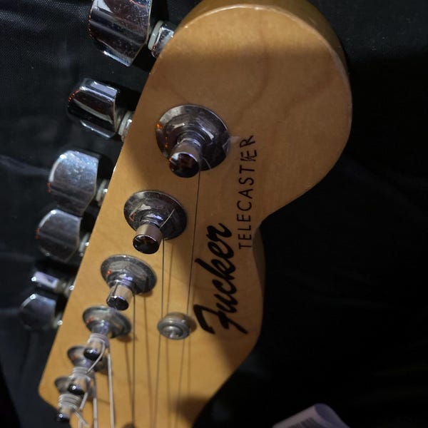 CUSTOM Vintage 50s Style Guitar and Bass Waterslide Headstock Decals (many Colors to Choose From ...