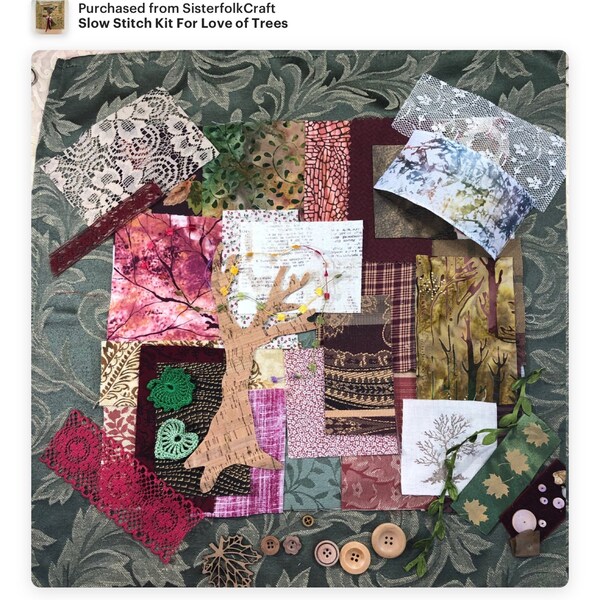 Snippet Roll Celebrate Slow Stitch Kit Etsy