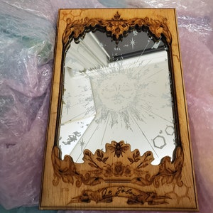 The Sun XIX Tarot Card Mirrors, Tarot, Moon Mirrors, Zodiac, Witchy ...