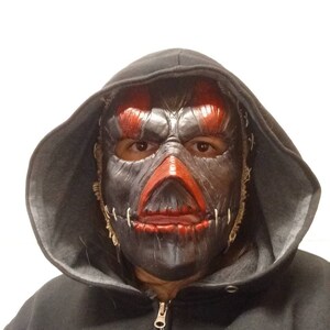 READY TO SHIP Latex Arkham Scarecrow Gas Mask for Haunted Attractions ...