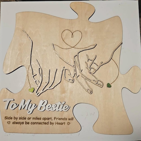 Personalized Bestie Hands Puzzle Sign Svg,gift for Bestie,best Friend ...