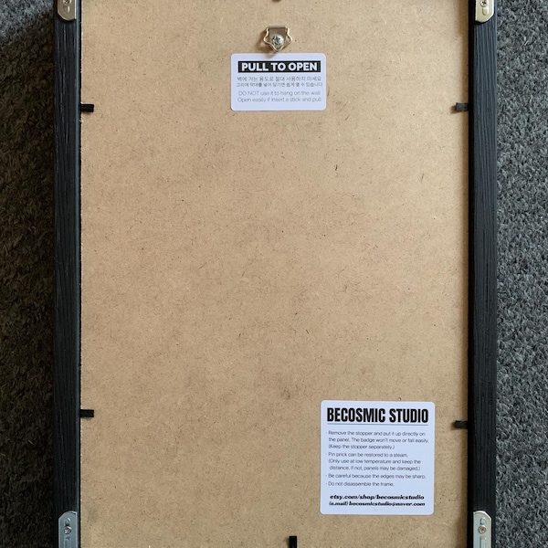 Pin Badge Display Metal-frame, Enamel Pin Display Box for Collector ...