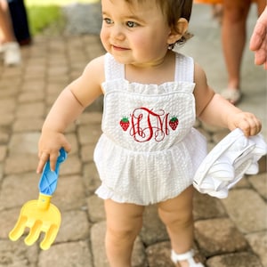 Monogram Outfit for Baby Toddler Girls Kids Spring Outfit - Etsy