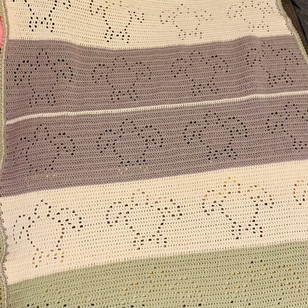 Crochet Sea Turtle Blanket | Crochet Turtle Pattern | Afghan Blanket ...