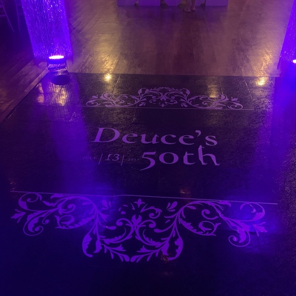 Dance Floor Decal | Wedding Floor Decal | Vinyl Floor Decals | Wedding ...