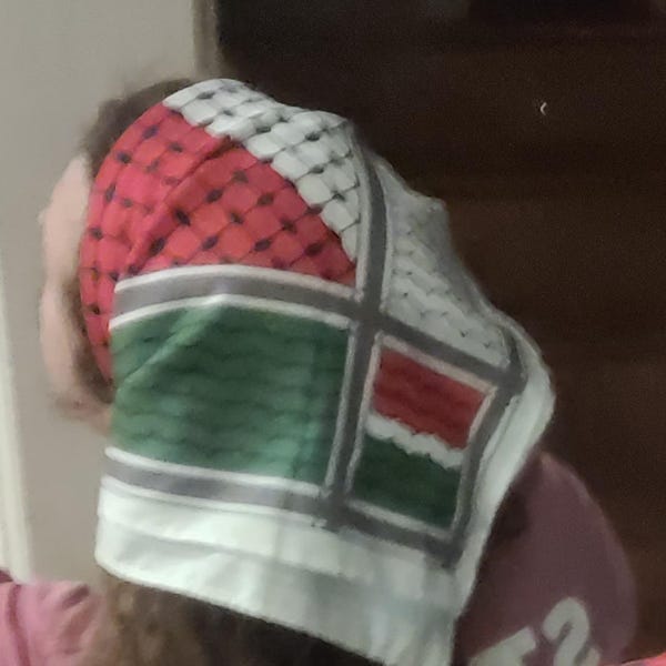 White Keffiyeh Bandana - Palestinian Bandana - Palestine - Kufiyah ...