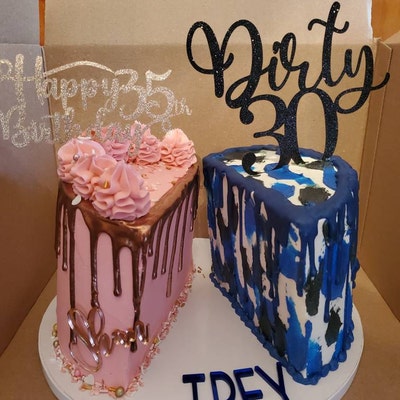 Acrylic Cake Charm, Flat Lay Cake Topper, Monogram Cake Topper Wedding ...