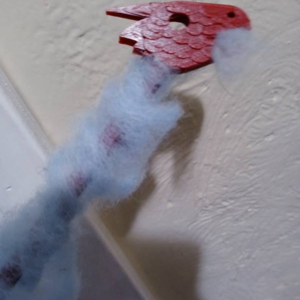 3D Printed Dragon Ring Distaff - Etsy