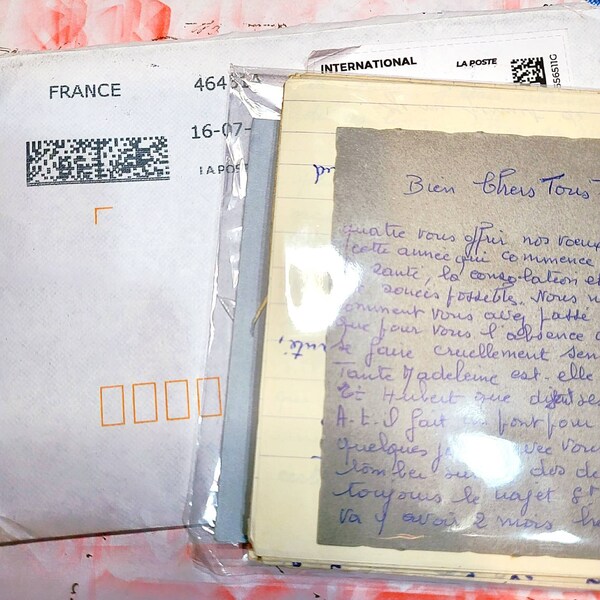 1920s - 30 French Stamps - Pale Red Color - "la Semeuse" - Old ...