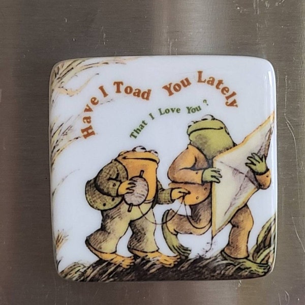 Vintage Frog and Toad Posters With Wood Hangers, Ideal Friends Gift ...