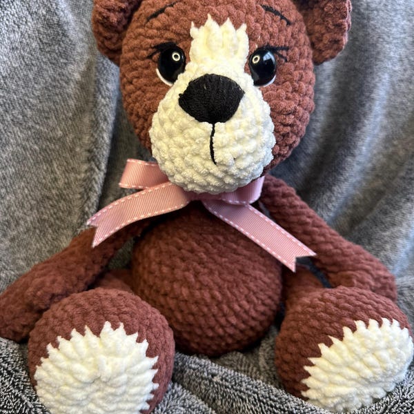 Noah the Bear Crochet Pattern - Etsy