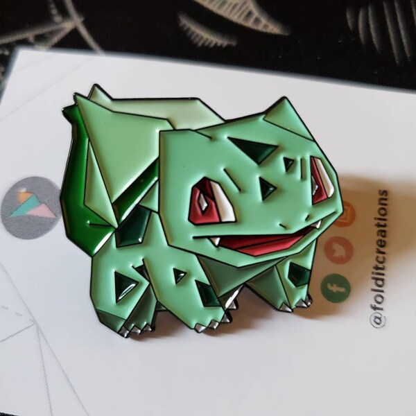 Bulbasaur Pin,bulbasaur Soft Enamel Pin,pokemon Enamel Pin,pokemon ...
