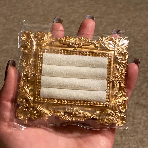 Elegant Ring Holder Roman Column Style Gypsum Ring Stand Jewelry ...