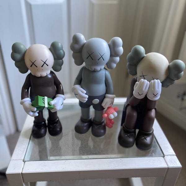 Replica KAWS 'the Promise' Figure Statue Hypebeast Decor Bear Brick ...