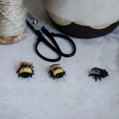 Photography Prop Realistic Bumblebee Felted Bee Product Photo - Etsy