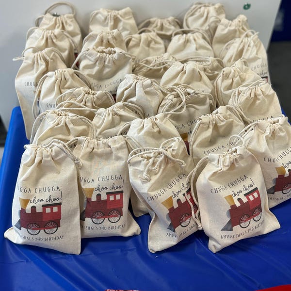 Airplane Birthday Bag Kids Birthday Favors customized Goodie Bag custom ...