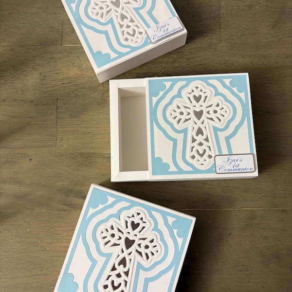 Cross Gift Box SVG: Religious Favor Box Template (digital Download) - Etsy