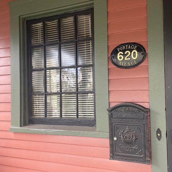 Handmade Colonial House Sign, Personalized Address Plaque - Etsy