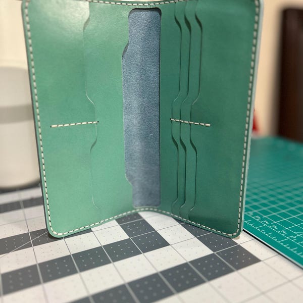 Leather Wallet Pattern Svg /leather Wallet Pattern /A4 and Us Letter ...