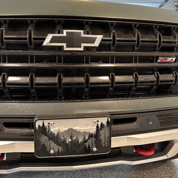 Outdoor Adventure Mountain View License Plate Novelty Tag Custom Car ...