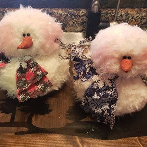 Fuzzy Wuzzy Snowman - Etsy