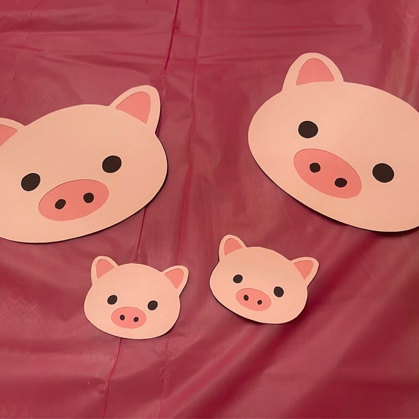 Pig Garland, Pig Banner, Pig Decor, Cute Pig Decorations, Babies Room ...