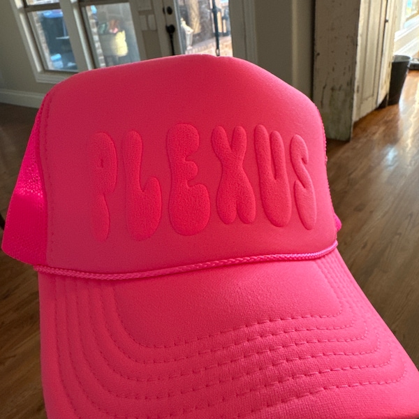 Metallic Custom Puff Print Hat, Custom Foam Hat, Custom Mesh Trucker ...