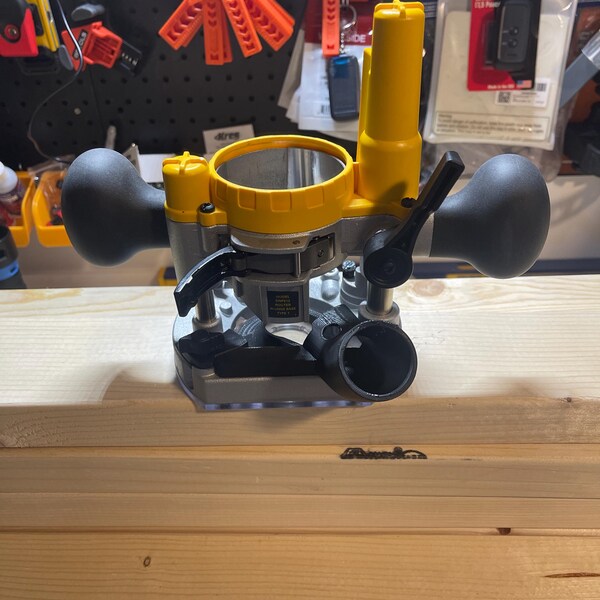 Dewalt DCW600 & DWP611 Trim Router Dust Cover Hose Adapter With Window ...