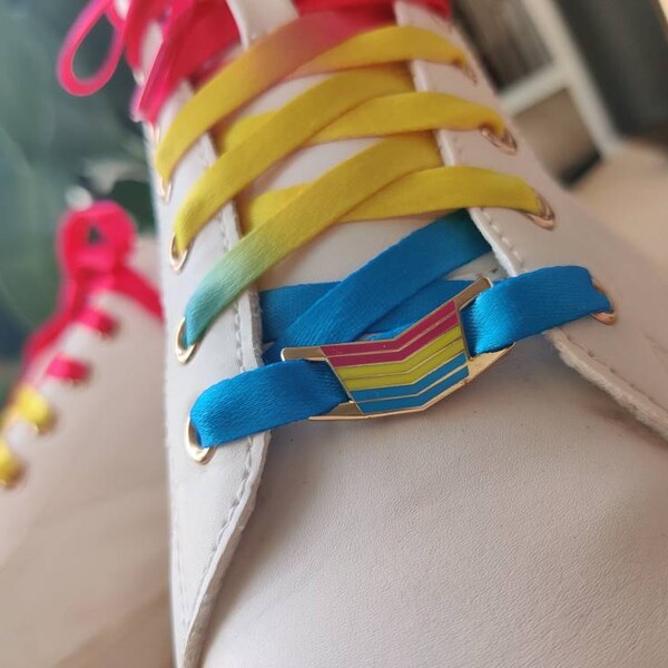 Pansexual Lace Locks — Small Subtle Gay Pride Shoelace Discreet Shoe ...