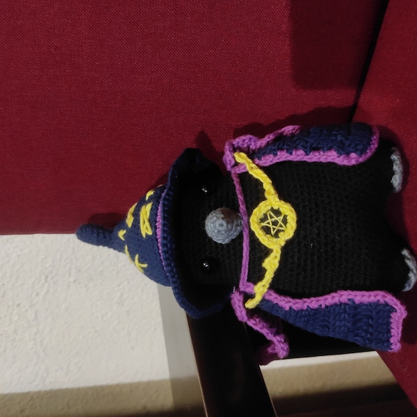 Wizard Crow, PDF Crochet Amigurumi Pattern, Blackbird, Raven, Stuffed ...